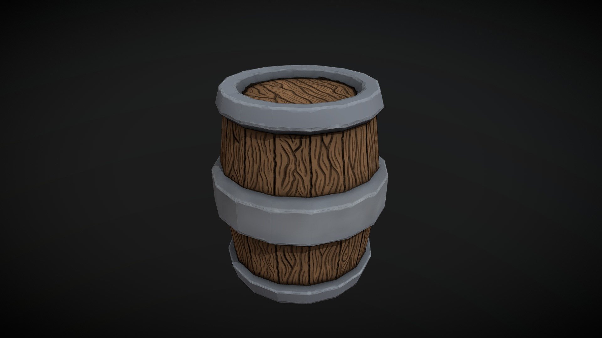 Stylized Barrel - 3D model by AleCateli Art (@cateliart) [5c185b6 ...