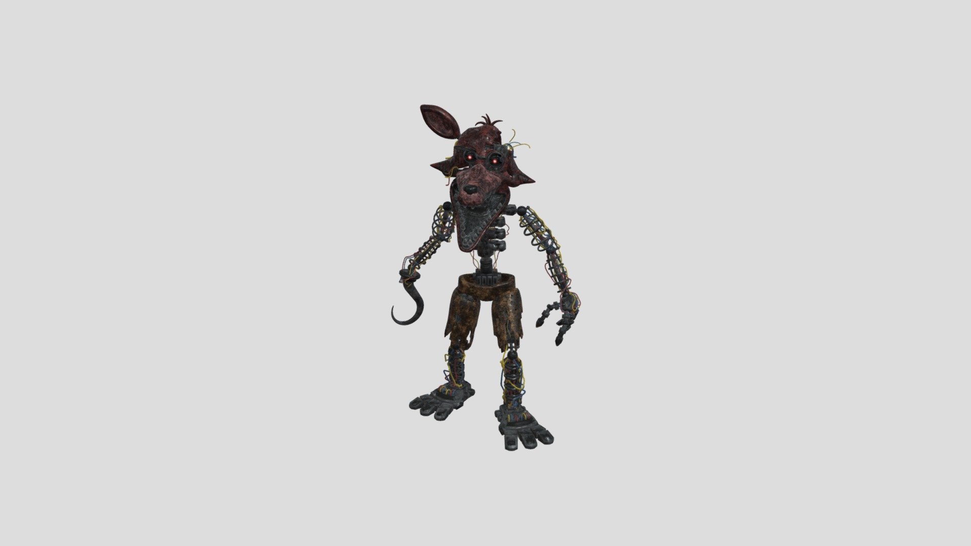 Ignited Foxy - 3D model by COOKIE (@begidzonovilya) [5c18f0e] - Sketchfab
