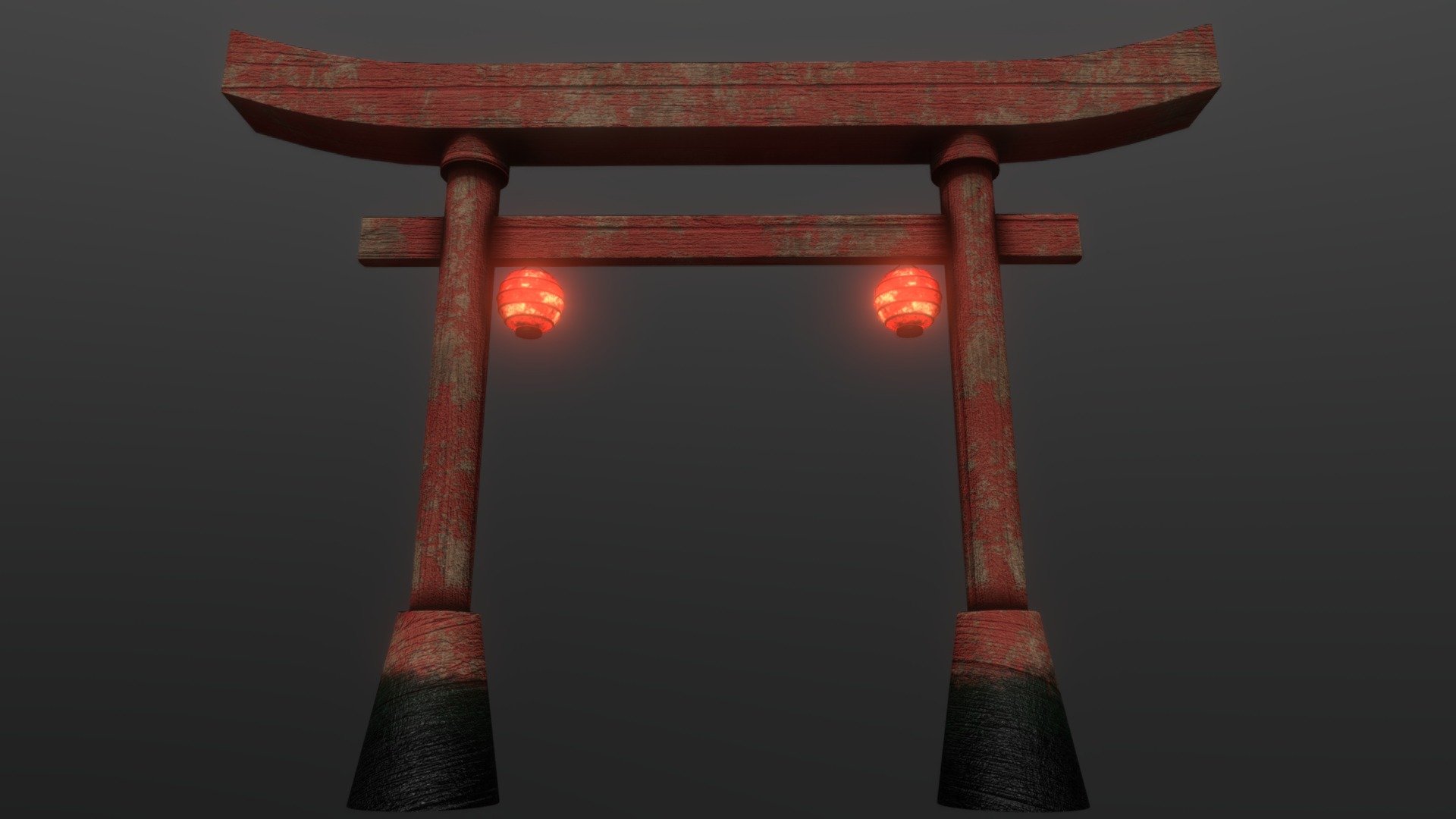 Torii - Download Free 3D model by DennisPerSecond [5c19267] - Sketchfab