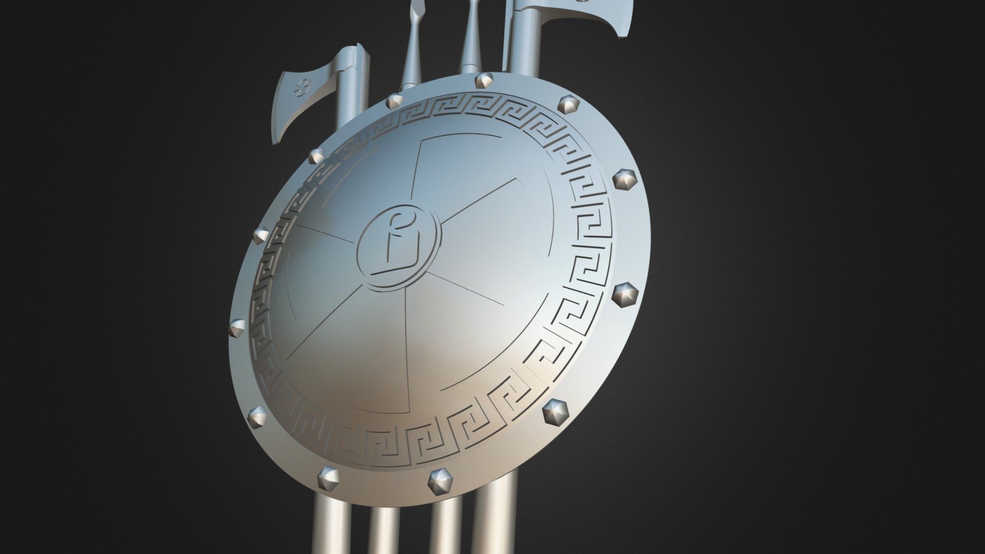 Shield_1 - 3D model by yevheniy3d [5c1a6bb] - Sketchfab