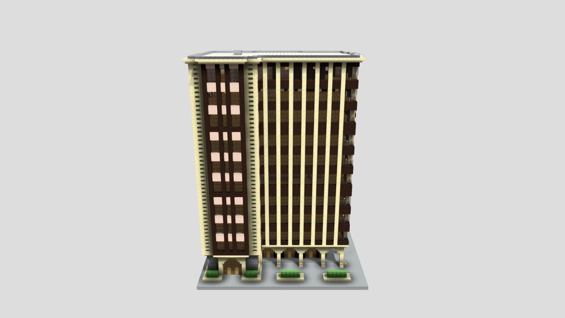 big-hotel - Download Free 3D model by madexc [5c1b08b] - Sketchfab