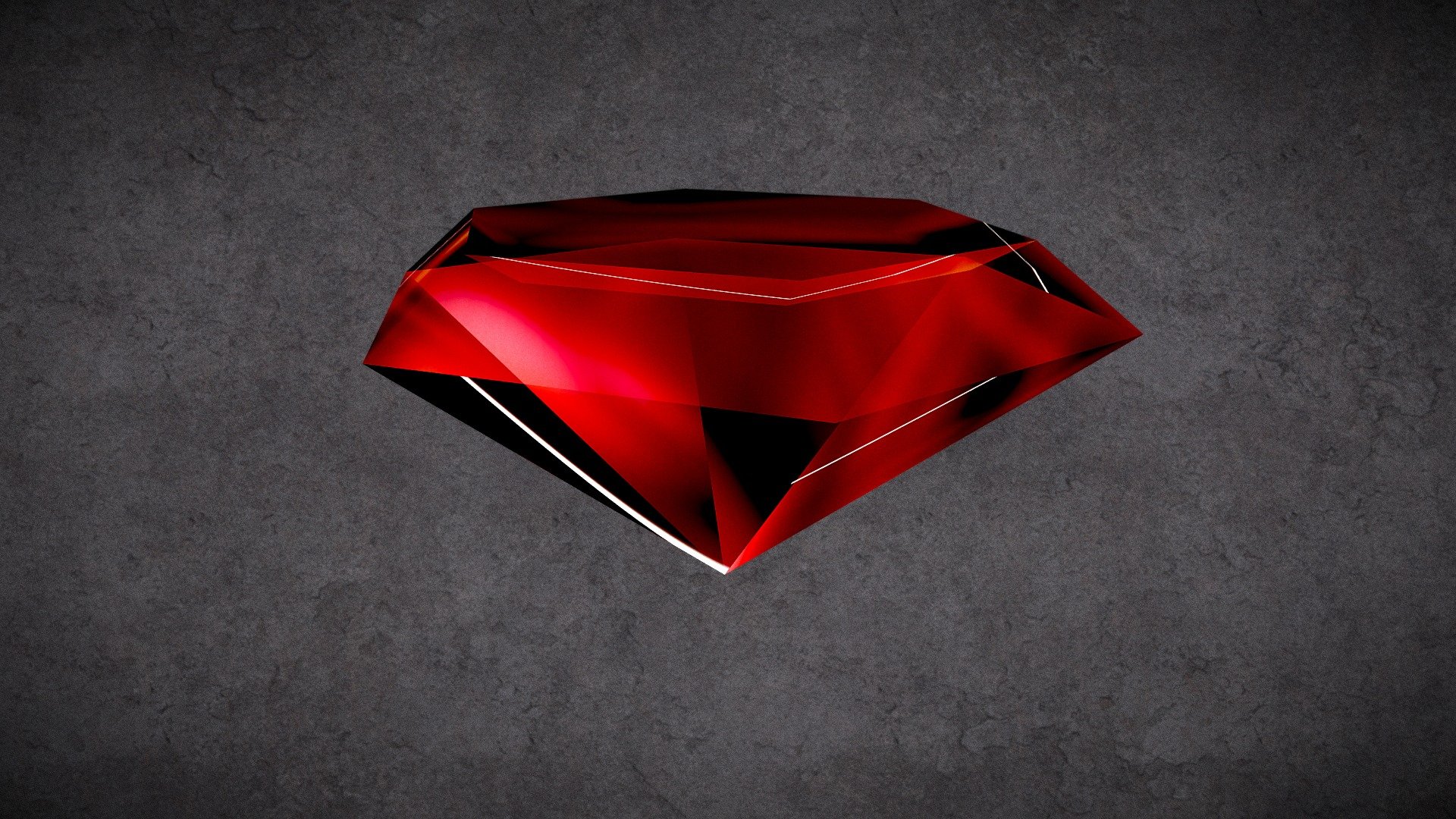 Red Gem - By Velivian Fesothe - 3D model by Velivian Fesothe (@fesothe ...