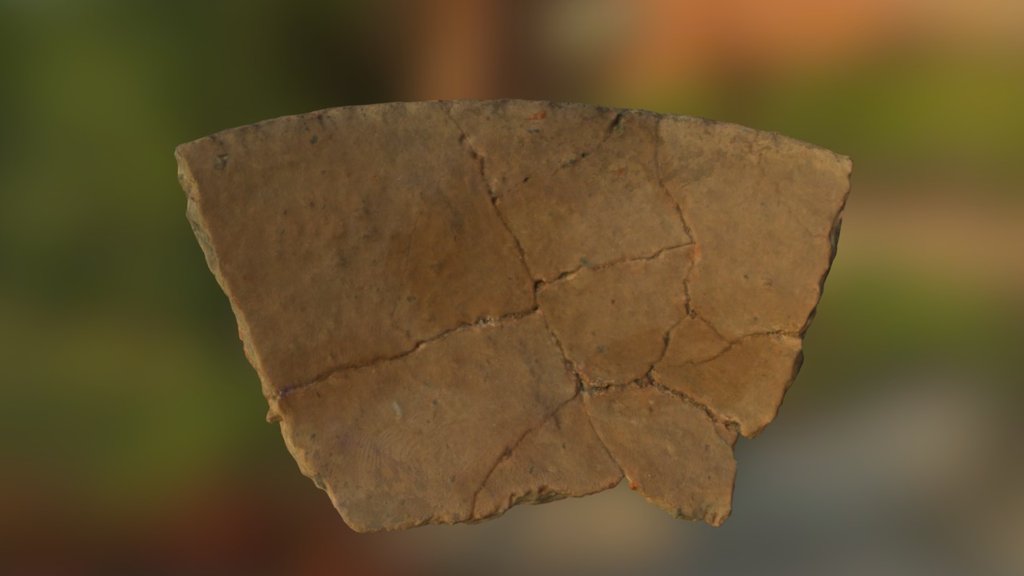 Colonoware Vessel Fragment (VCU_3D_538) - Download Free 3D model by ...