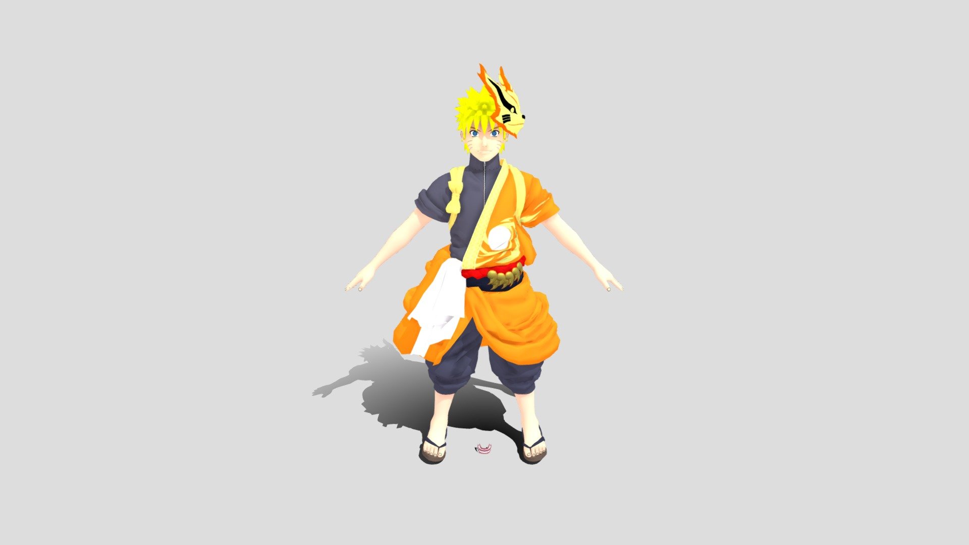 Naruto Outfit 20th Anniversary - Download Free 3D model by Mihuk ...