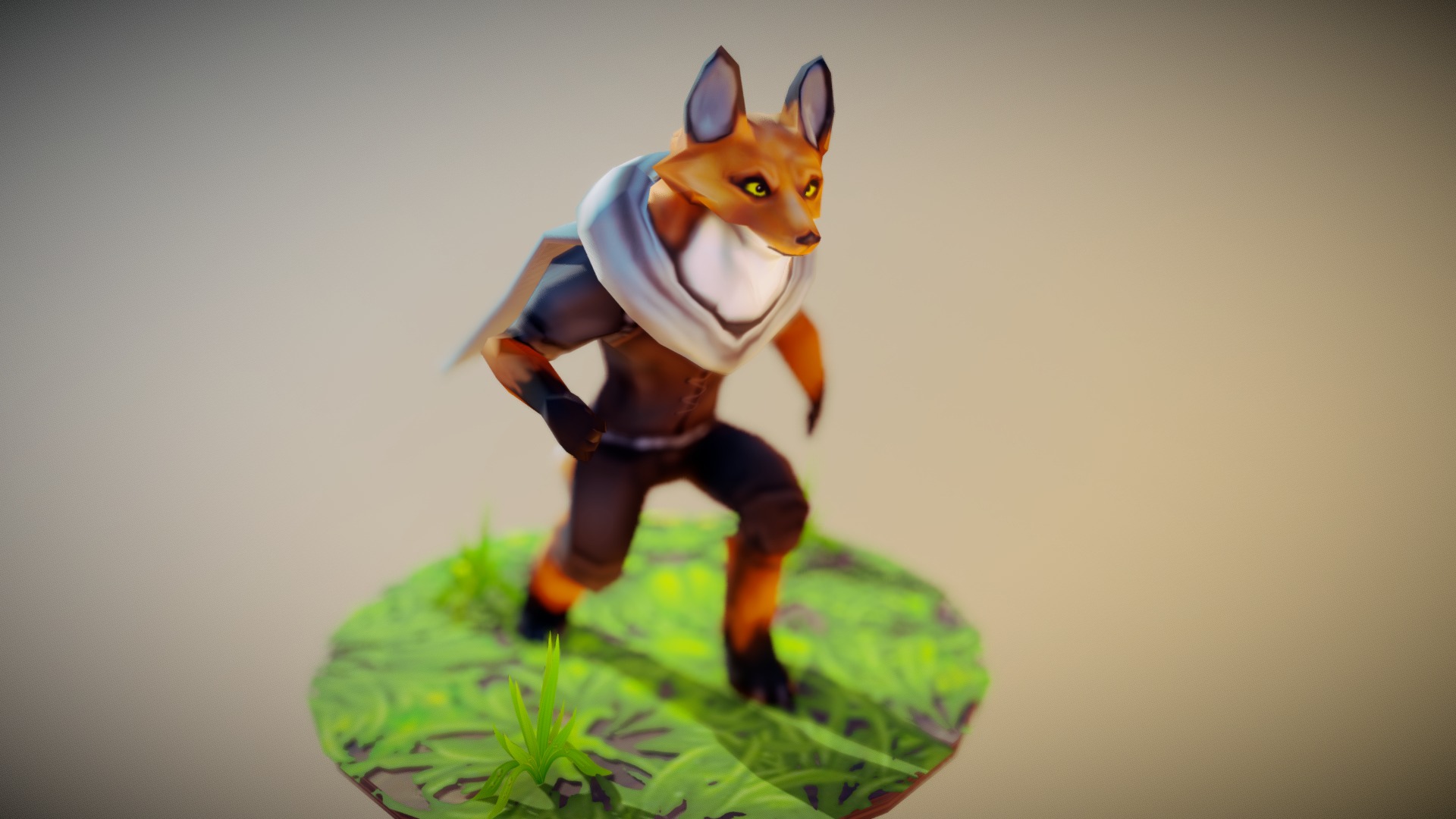 Fox - Game Model - 3D model by vfxrob [5c1c5df] - Sketchfab