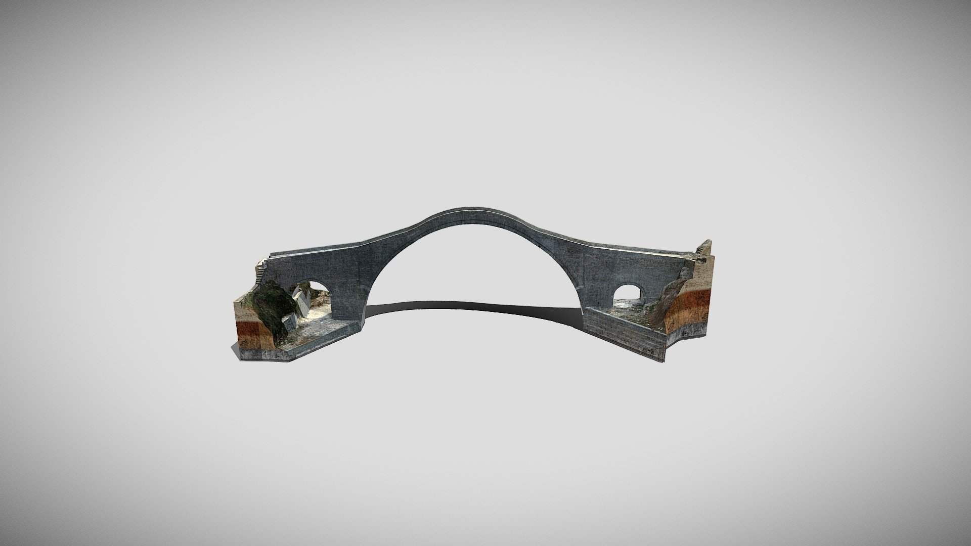 Historical Bridge of Plaka 2 - 3D model by kmasalas [5c1c610] - Sketchfab