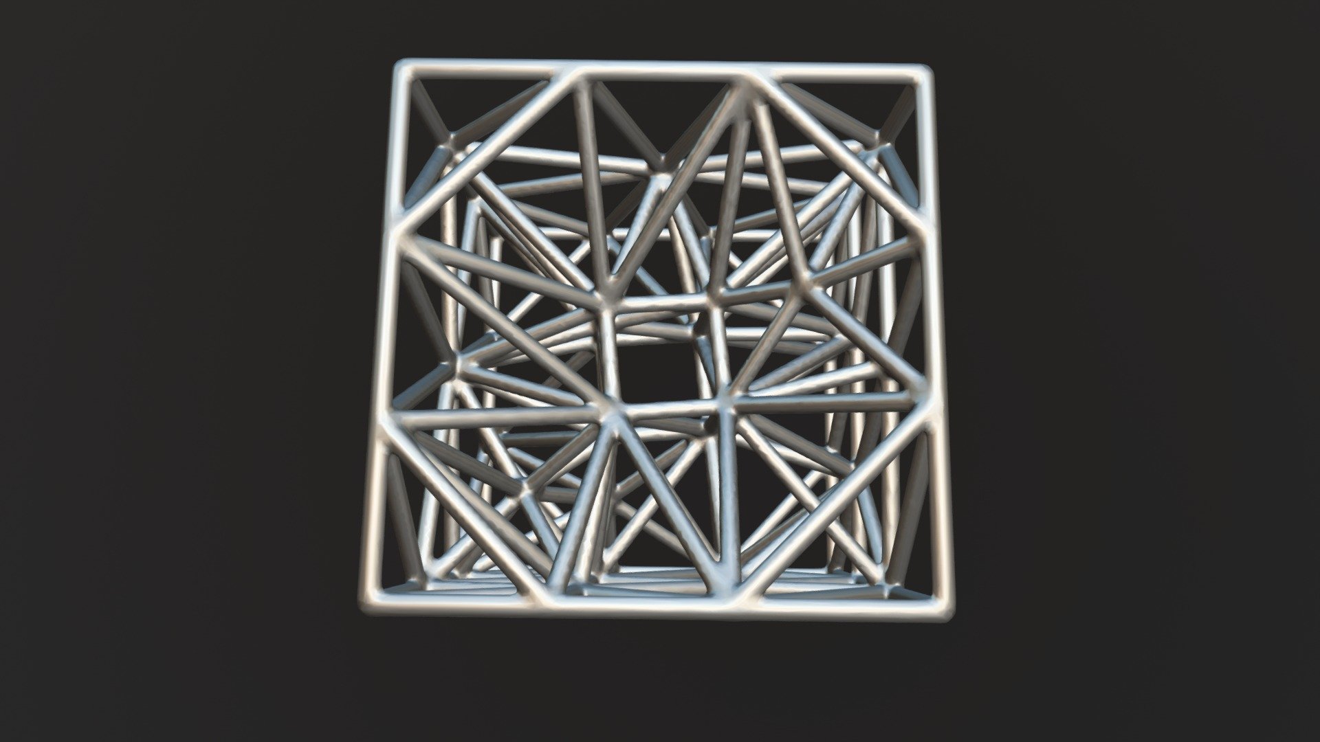 Cube in Cube, With a twist... Hyper Meshagon 08 - 3D model by ABEMIS ...