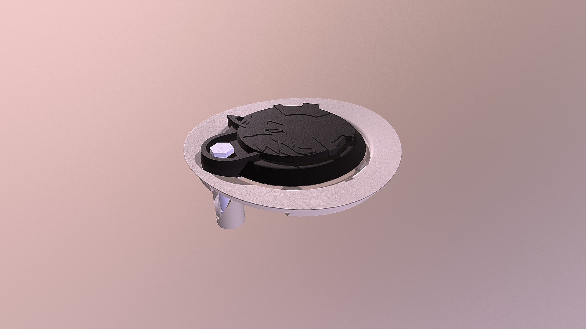 Custom Fuel Door | Dodge SRT Hellcat - 3D model by Luis | E-tech ...
