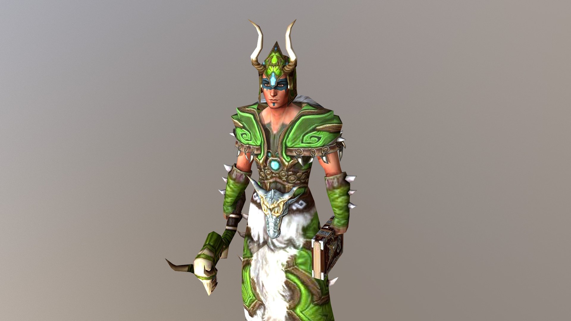 Druid Dragonlord Armor - 3D model by Virtual Realms (@VRCat) [5c284b4 ...
