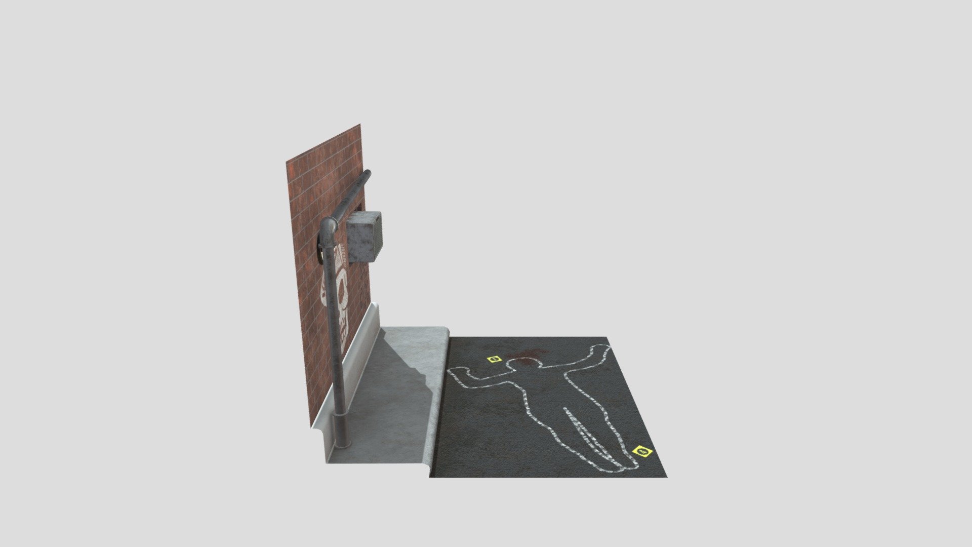 Alley - 3D model by emmaowens [5c2b0ad] - Sketchfab