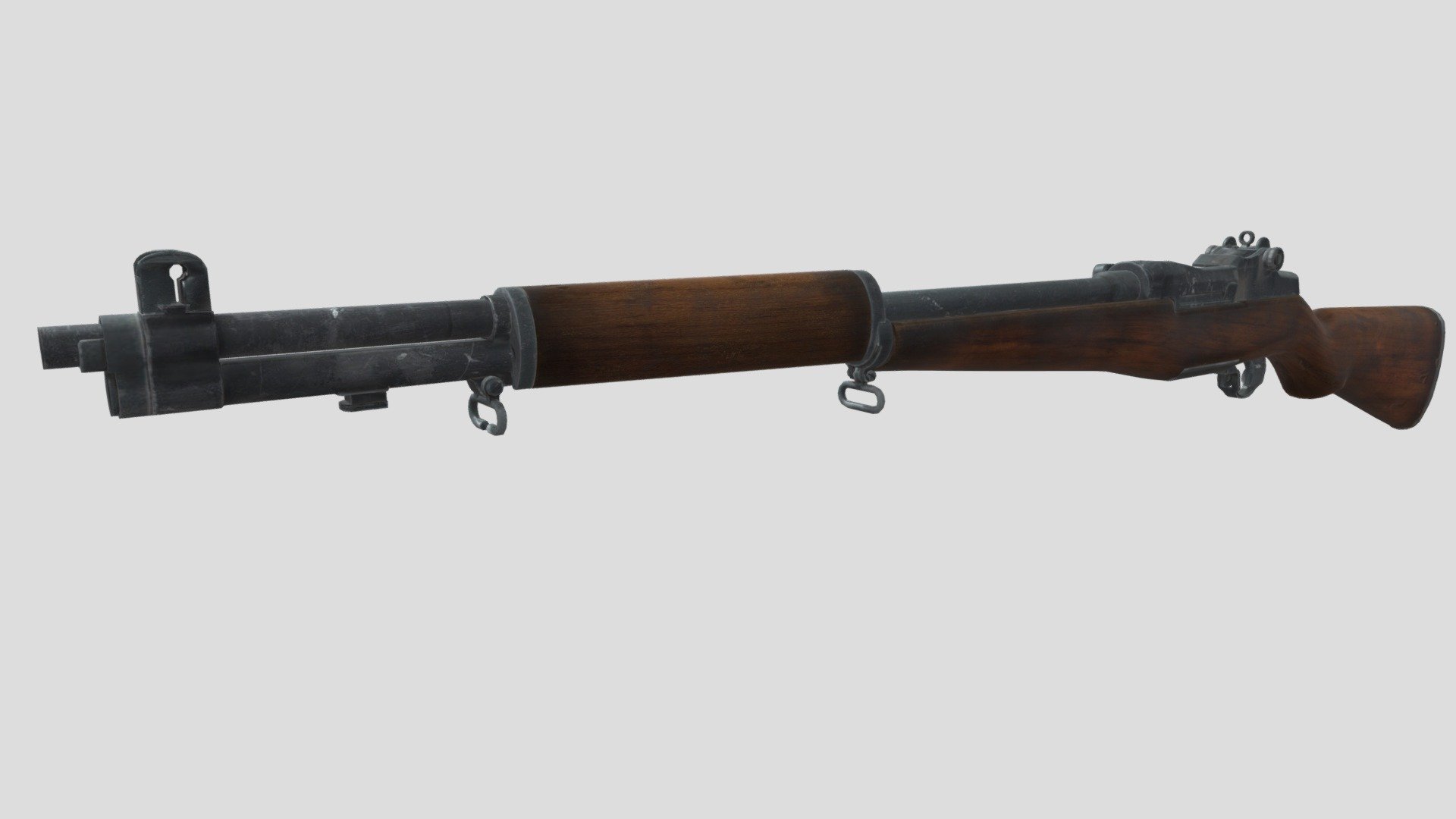 M1 Garand.Free Highpolly game asset. Army weapon - Download Free 3D ...