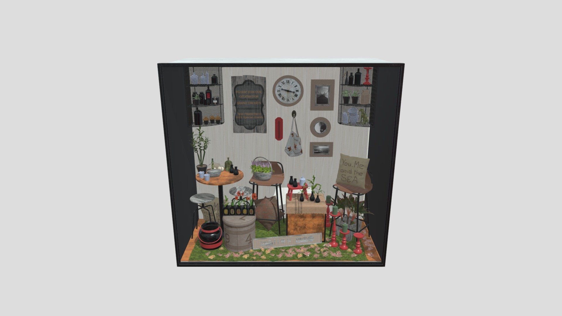 storefront 22 AM239 Archmodels - Buy Royalty Free 3D model by ...