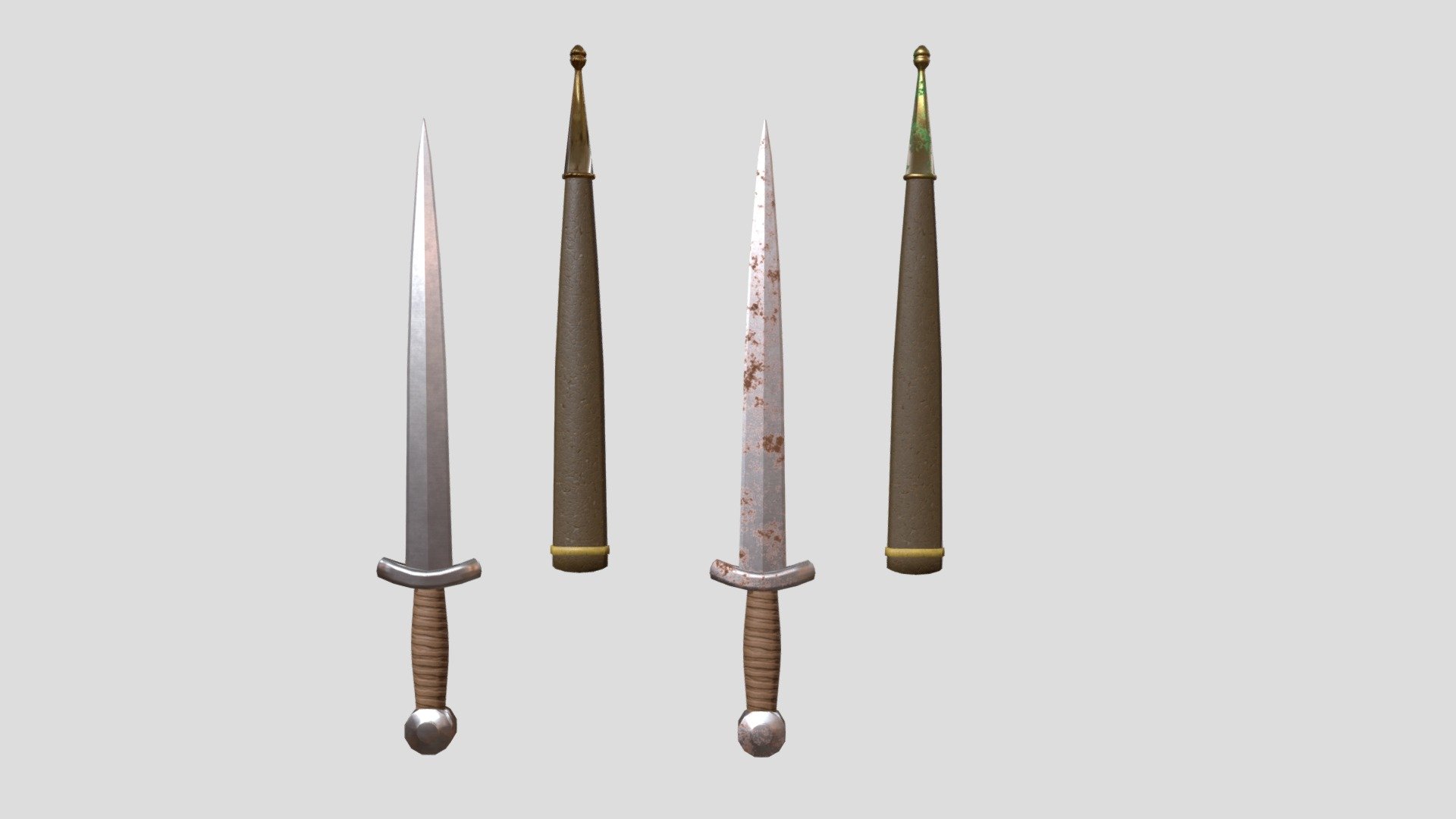 Dagger - 3D model by TyoRex [5c2cedc] - Sketchfab
