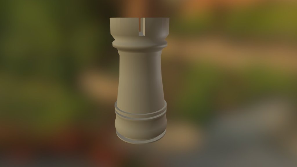 Chess Rook - 3D model by Haleigh Elkins (@helkins93) [5c2d387] - Sketchfab