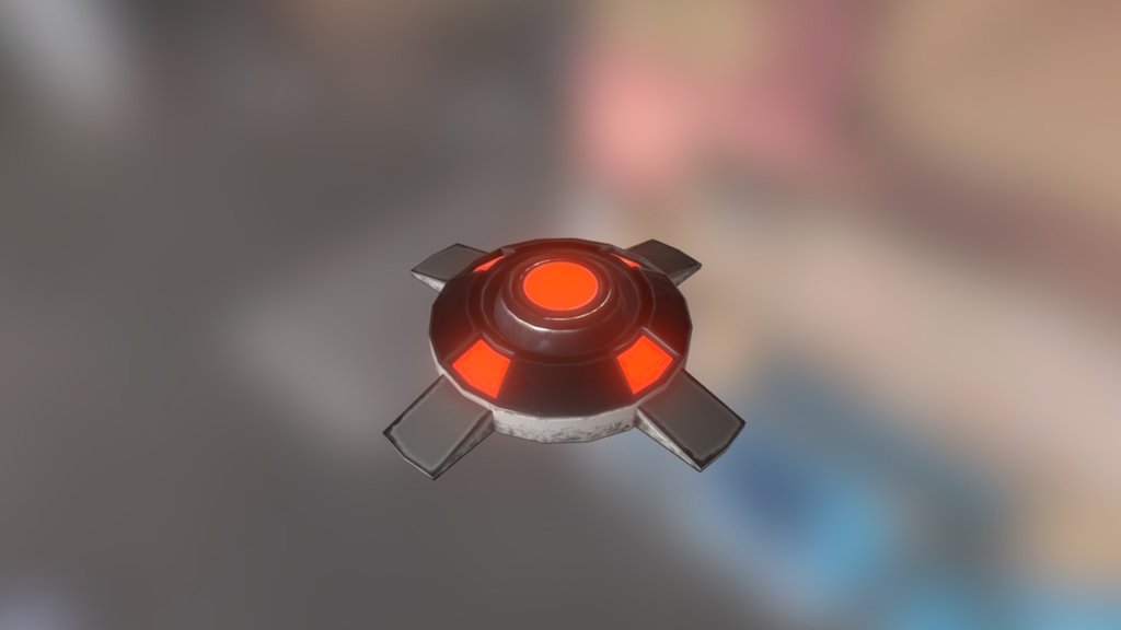 Landmine - 3D model by dem01046107 [5c2e0d7] - Sketchfab