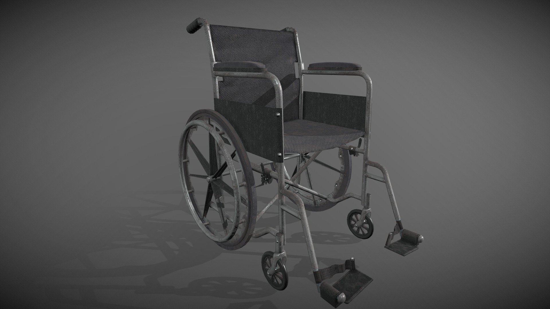 Dirty Wheelchair - Download Free 3D model by Stefan_dot_obj ...
