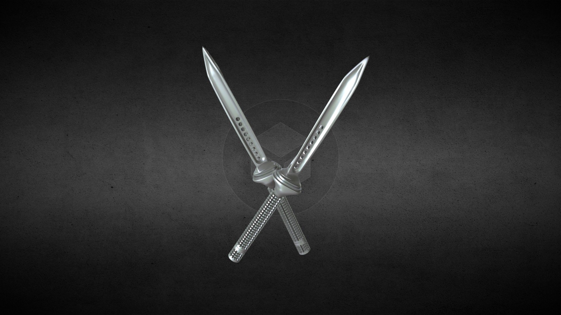 Tri-Dagger knife - 3D model by lafry [5c31090] - Sketchfab