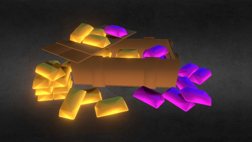 Gold(Crate) - 3D model by jsnyder128 [5c31496] - Sketchfab