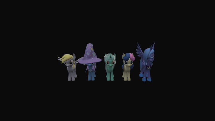 Pony 3D models - Sketchfab