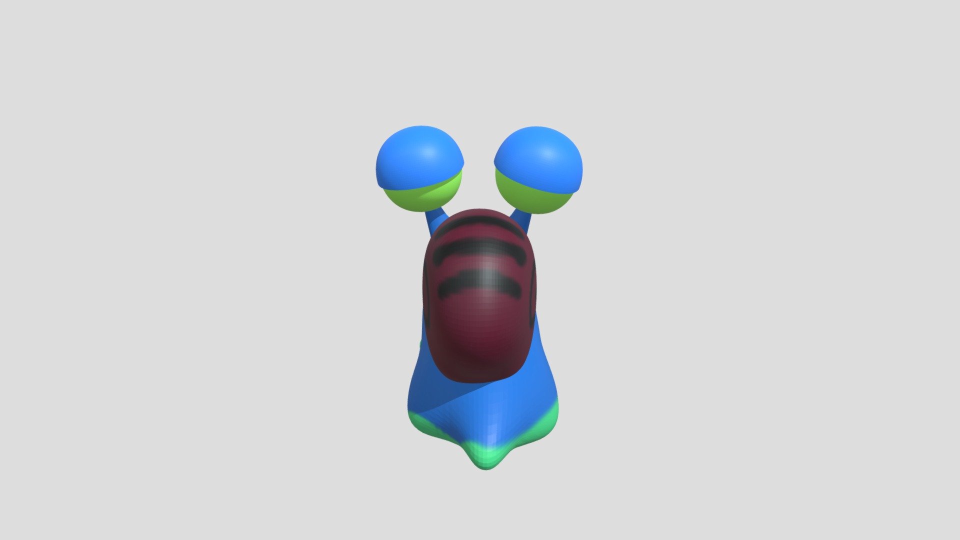 Snail Gary - 3D model by garciamanterovictor [5c32603] - Sketchfab