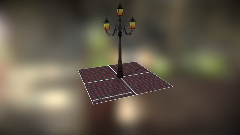 Lamp Post - 3D model by jeremy.vansnick [5c32813] - Sketchfab