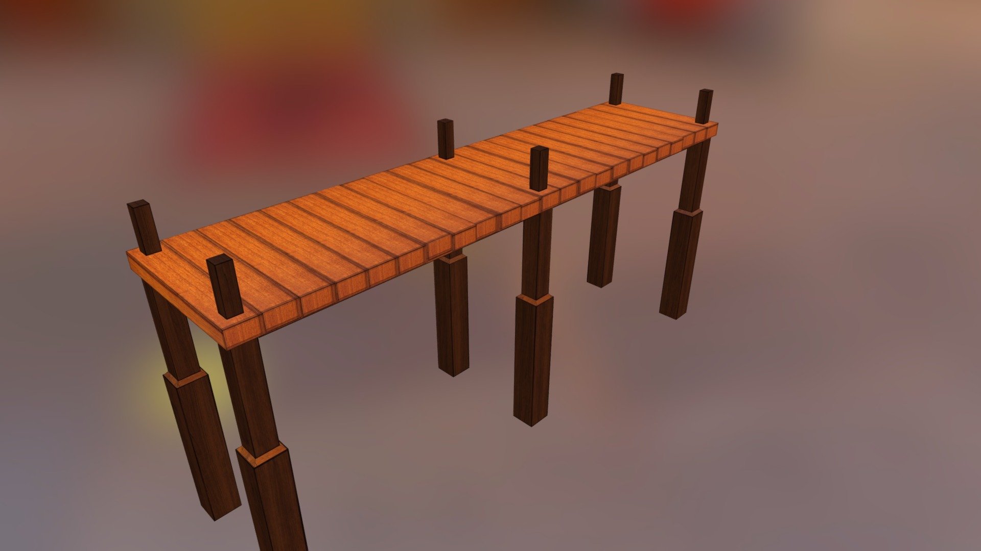 Enkel brygga - 3D model by glasharry [5c32fdd] - Sketchfab