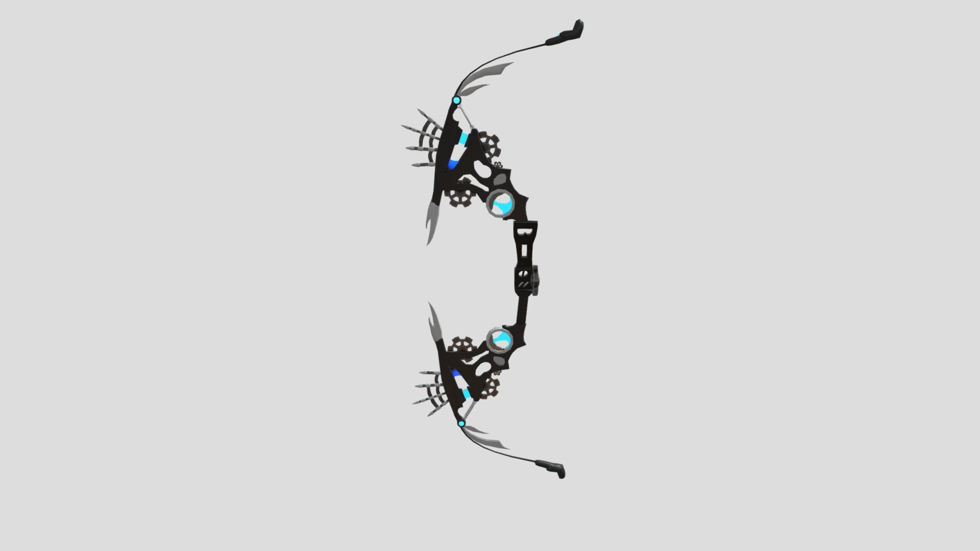 Sci-fi Bow // Blue thunder - 3D model by Lostland16 [5c33b98] - Sketchfab