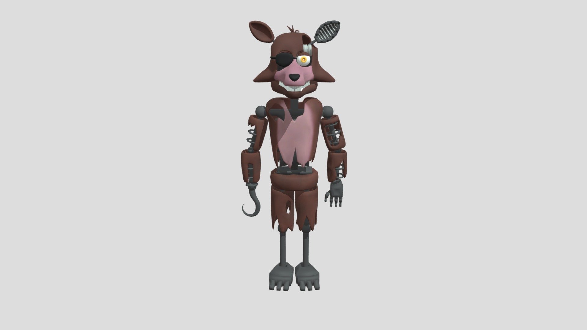 Withered Foxy FNAF 2 For Gmod - Download Free 3D model by Scorpion4241 ...