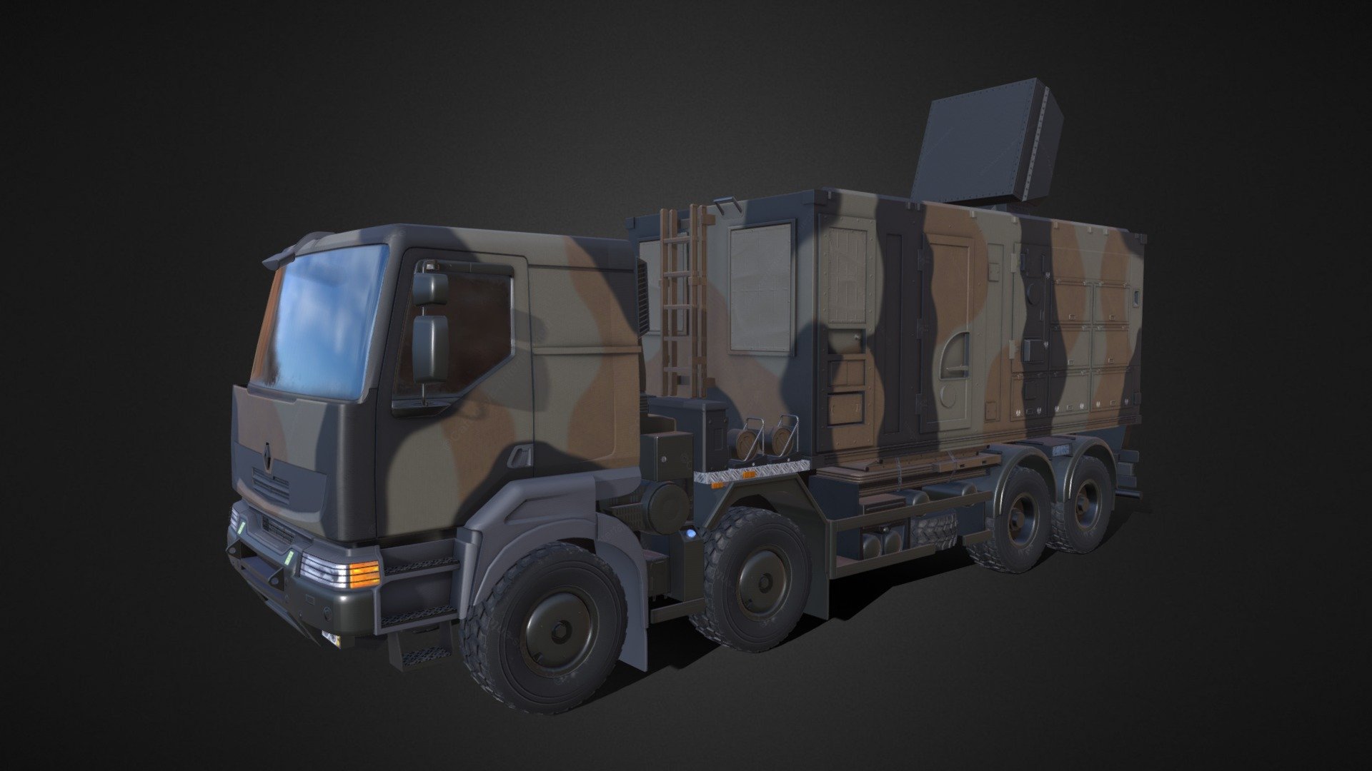 Renault Kerax Samp/T Mamba MRI - 3D model by cedb [5c348aa] - Sketchfab