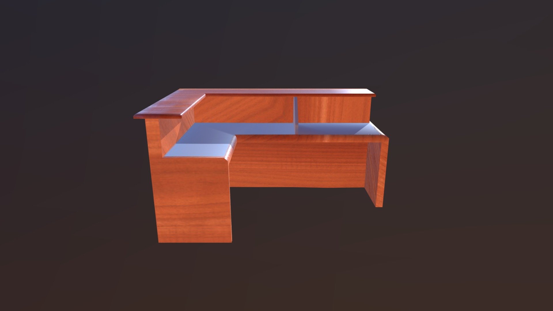 Bureau - 3D model by LaetitiaLx [5c37221] - Sketchfab