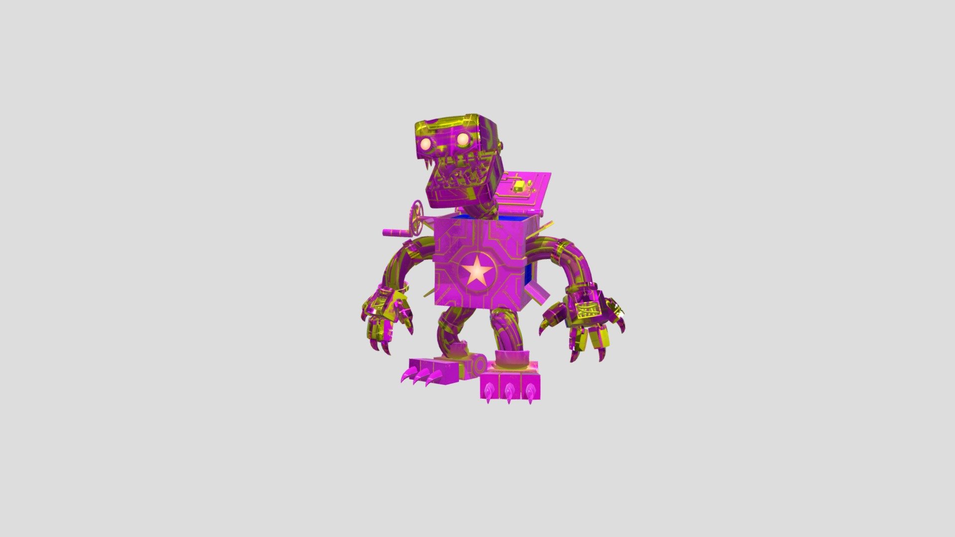 SPLATTER EVENT 2024 project playtime robo boxy - Download Free 3D model ...