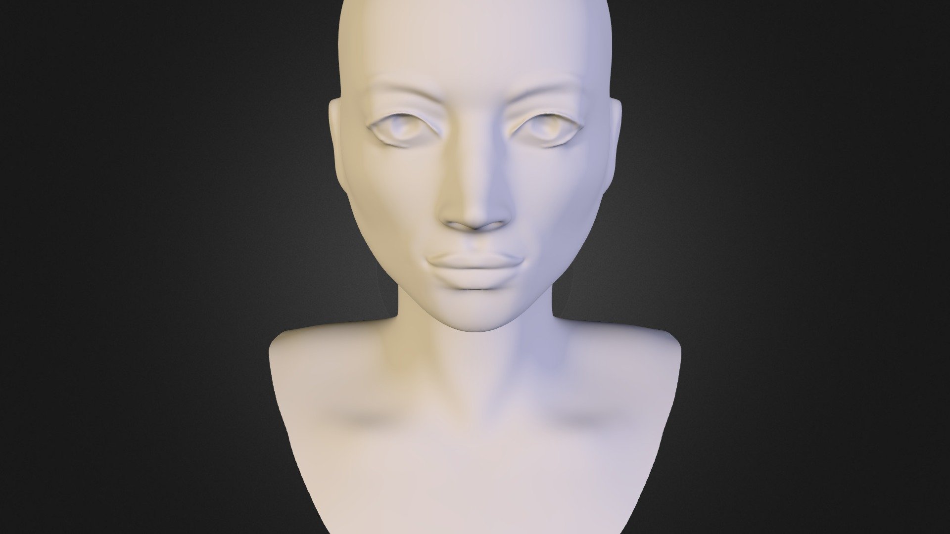 Natural Realistic Bust - 3D model by rhianwenog [5c38f48] - Sketchfab