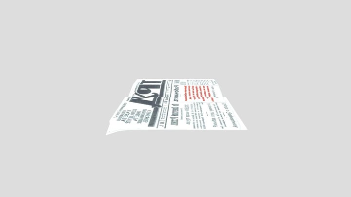 Newspaper 3D models - Sketchfab