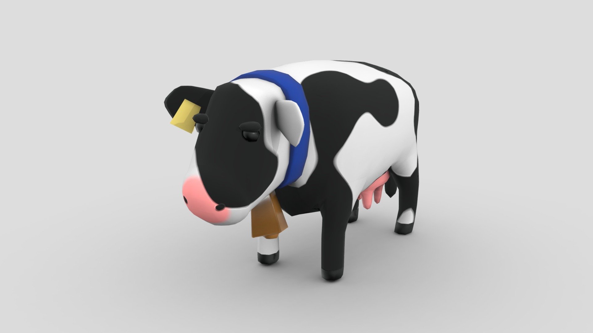 Stylized cow concept - 3D model by Adam Kiełbiński-Mielczarski ...