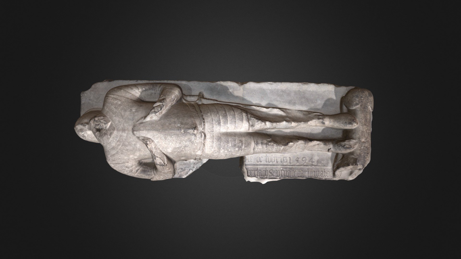 Carlow: Robert Hartpole Effigy - Download Free 3D model by b-unicycling [5c3cb43] - Sketchfab