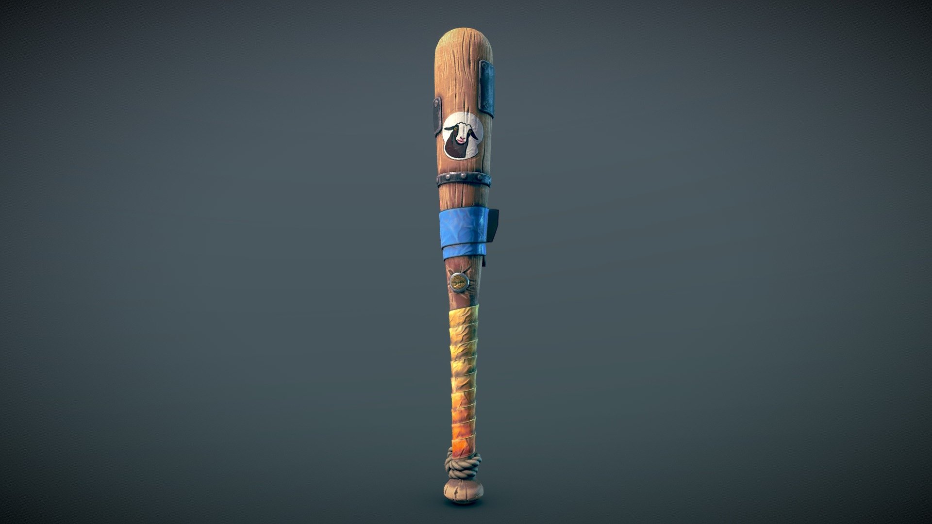 Baseball Bat - 3D model by Lucas Donderis (@lucas.donderis) [5c3e553 ...