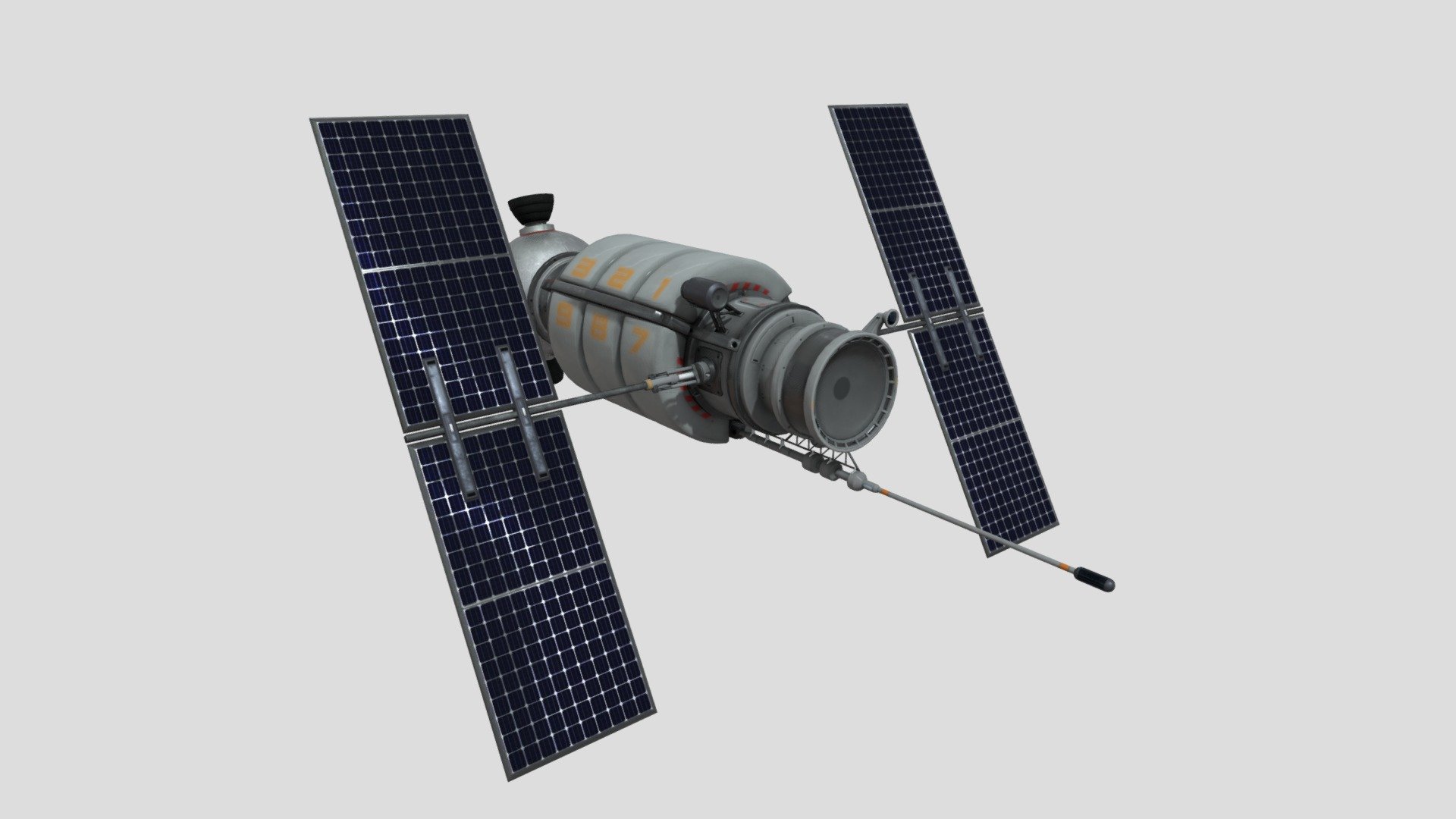 Space Satellite - Buy Royalty Free 3D model by luxe3dworld [5c3f556 ...
