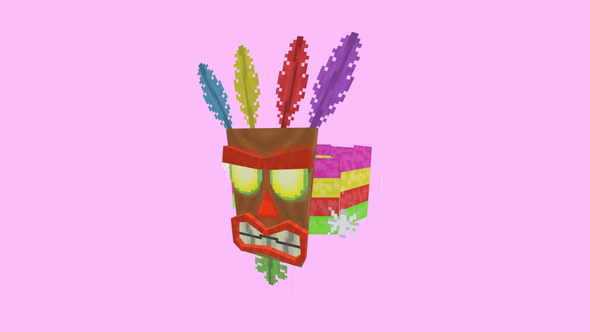 Aku aku - Download Free 3D model by angelcarusi [5c40e6d] - Sketchfab