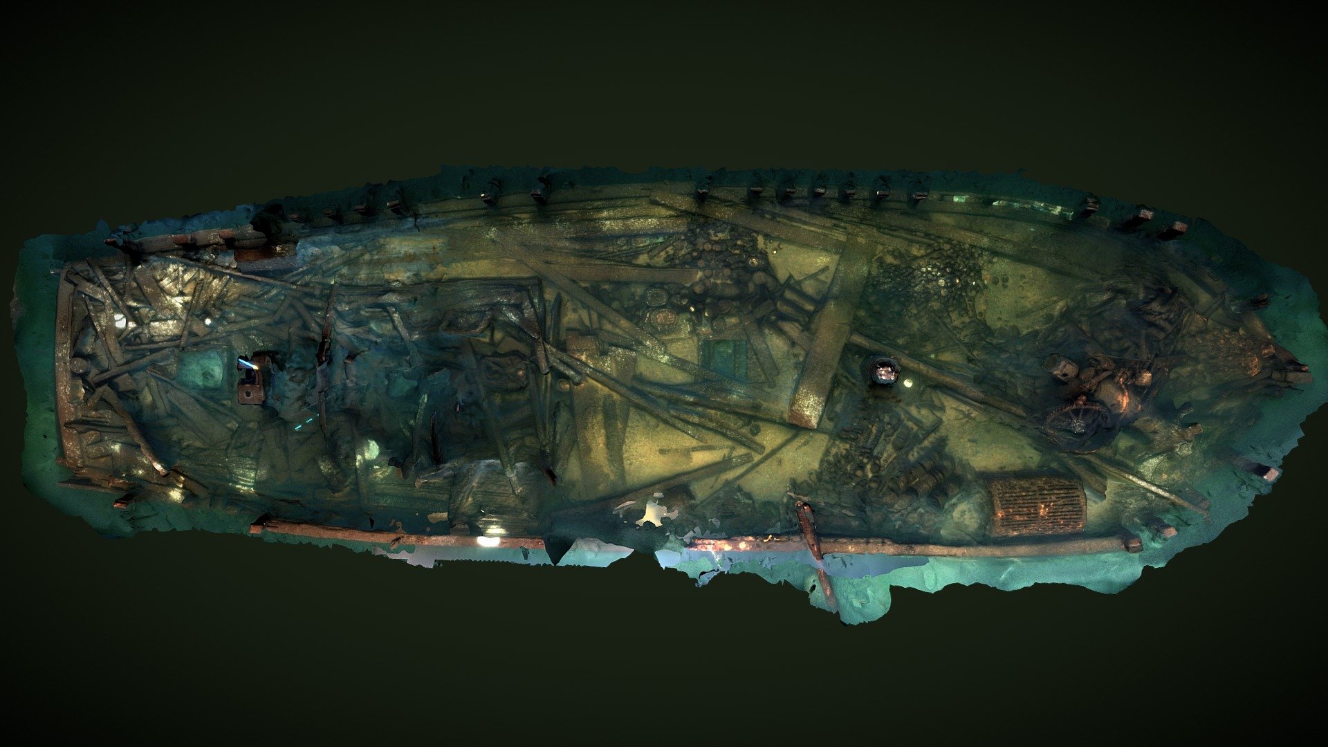 Sunken ship - 3D model by UWBaltic [5c41266] - Sketchfab