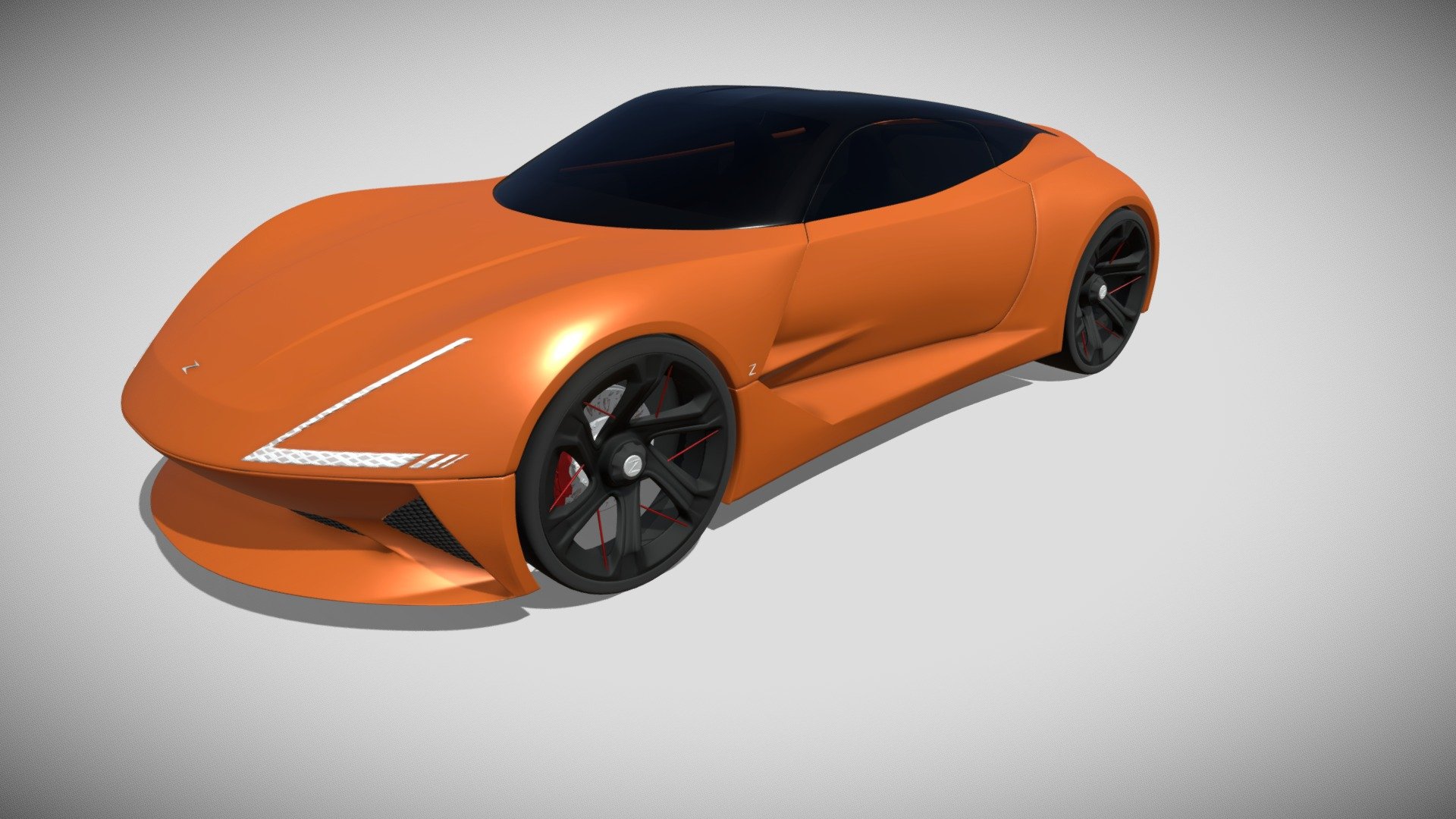 sport car - 3D model by martindesign44 [5c43317] - Sketchfab