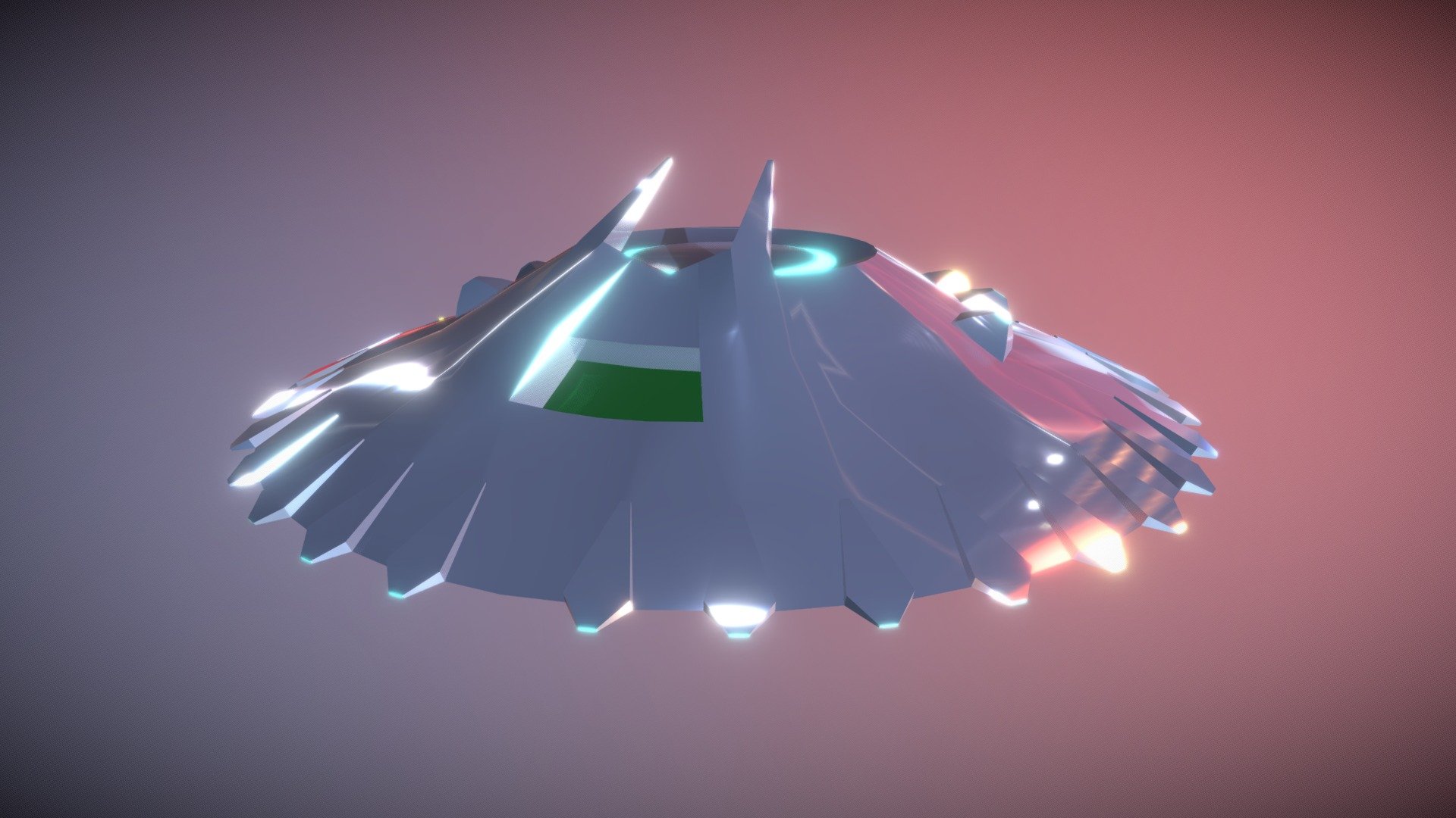 Simple UFO - Download Free 3D model by Aaron XR Dev (@AaronXRdev ...