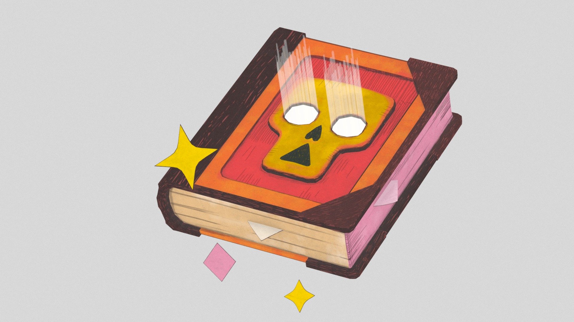 Book Model - 3D model by midoribin (@j3ssika) [5c45bb0] - Sketchfab