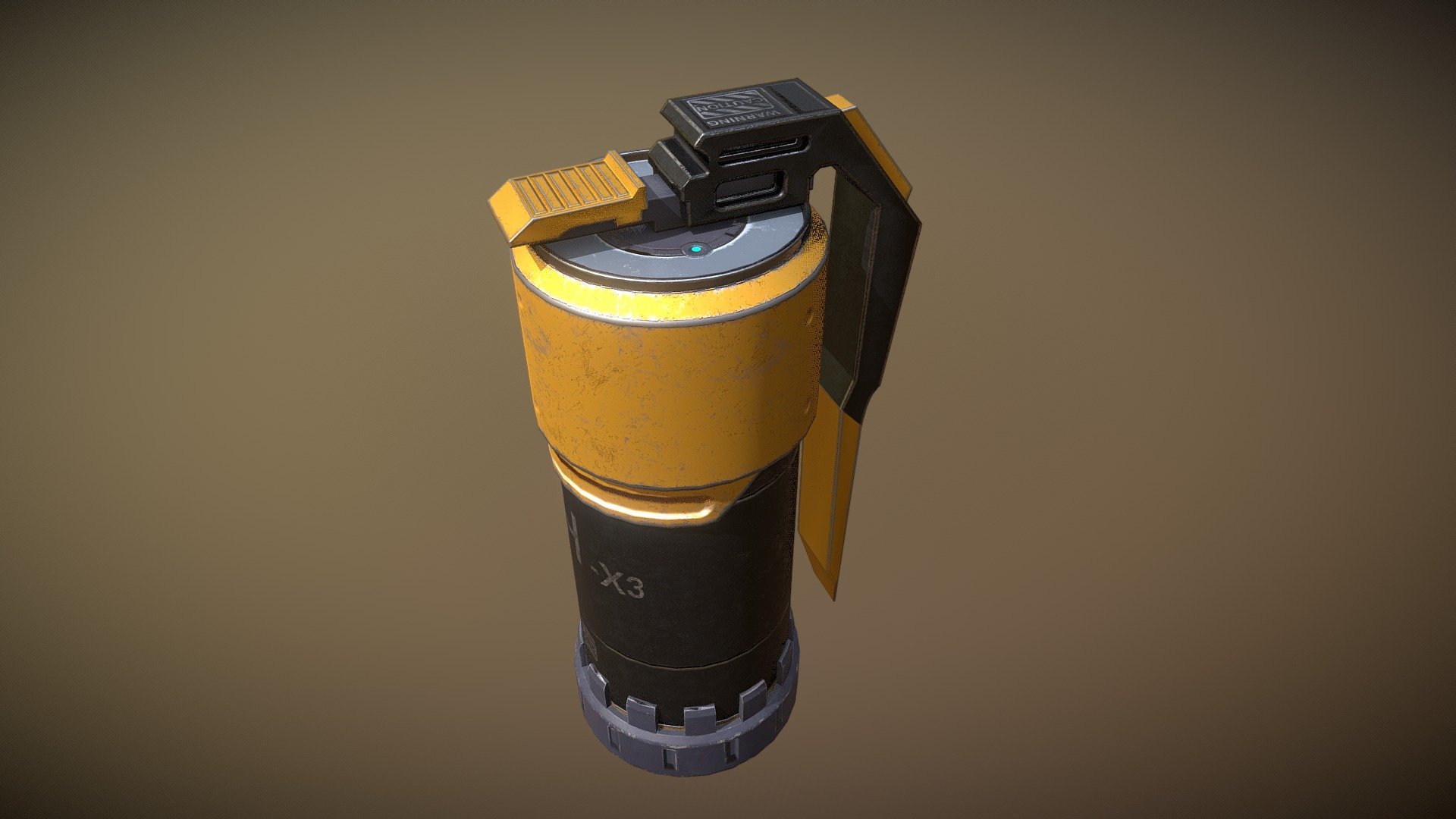 Sci-fi Grenade - Download Free 3D model by Michael Wanyoike (@brandiqa ...