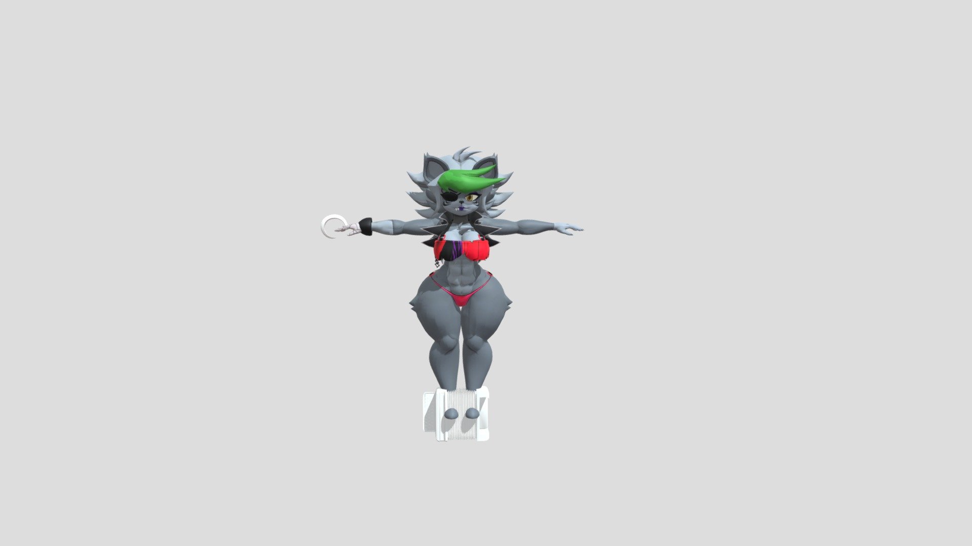 Roxanne Wolf Bikini - Download Free 3D model by dwall8611 [5c47595 ...