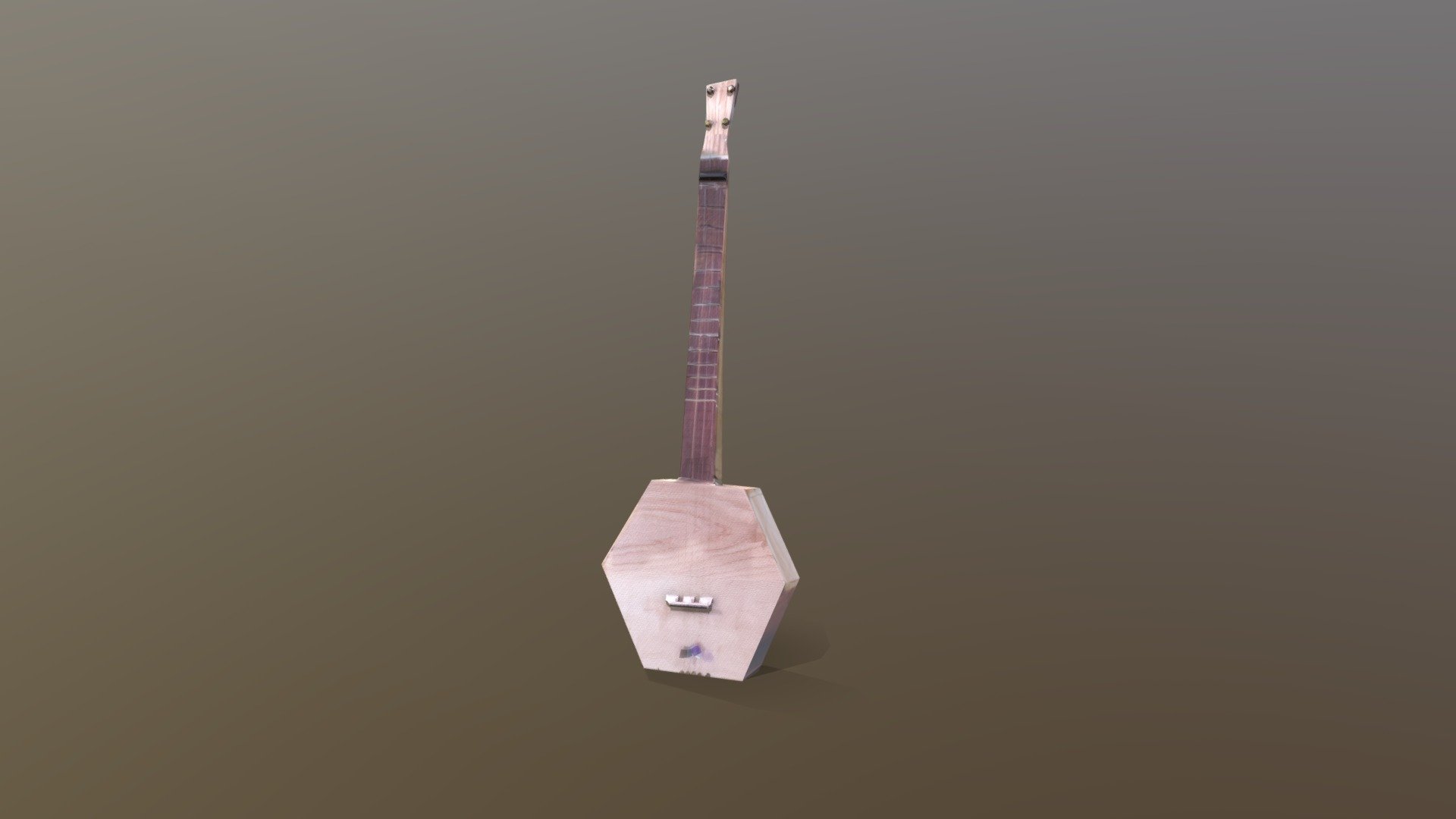 Low-Poly Wooden Banjo - Download Free 3D model by Zach (@zach.geek ...