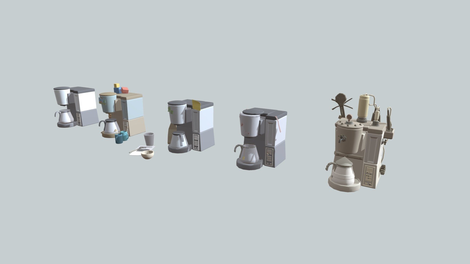 coffee machine - Download Free 3D model by vladislav_choi [5c47c09 ...