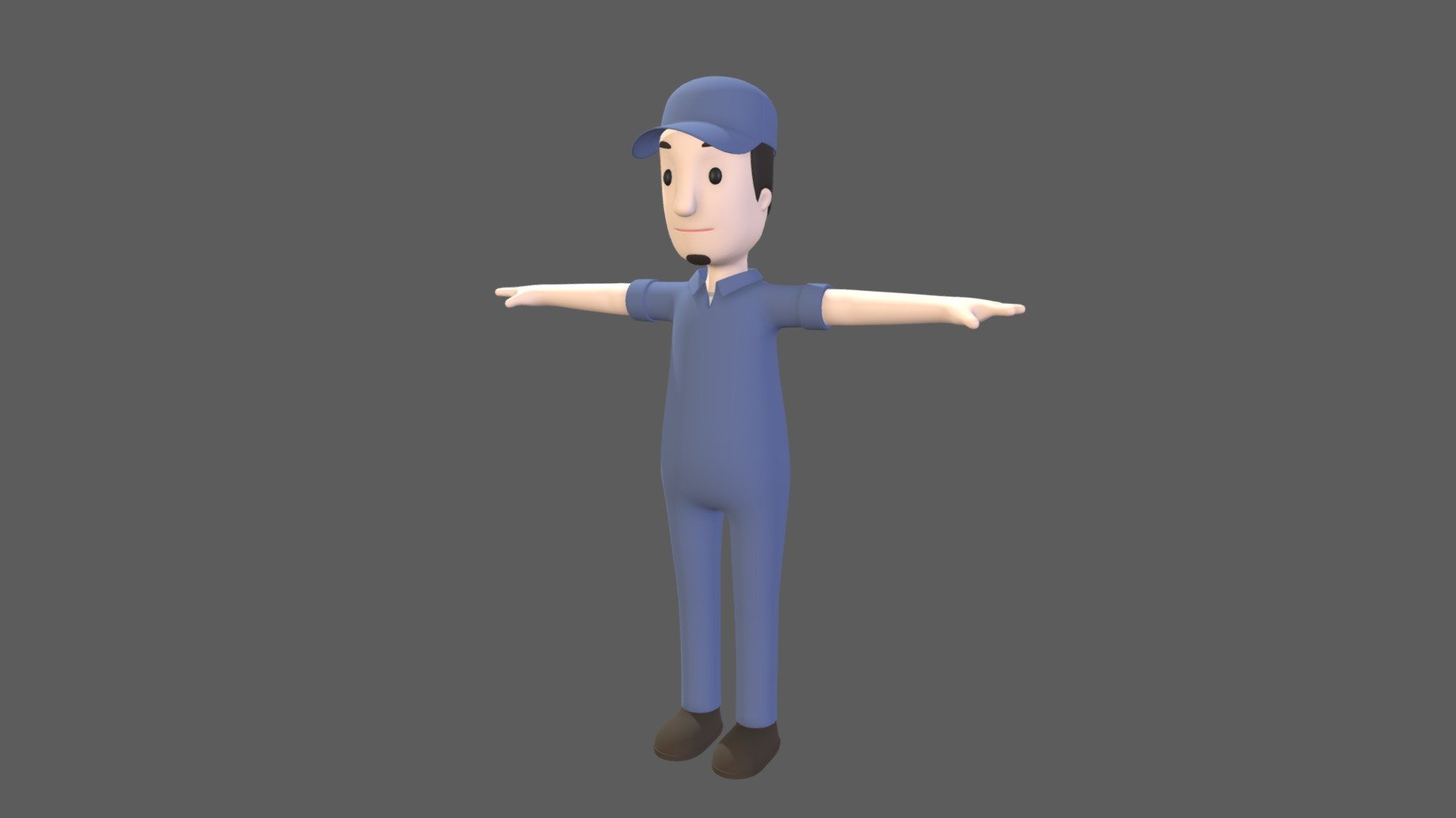 CartoonMan017 Mechanic - Buy Royalty Free 3D model by bariacg [5c49ca8 ...