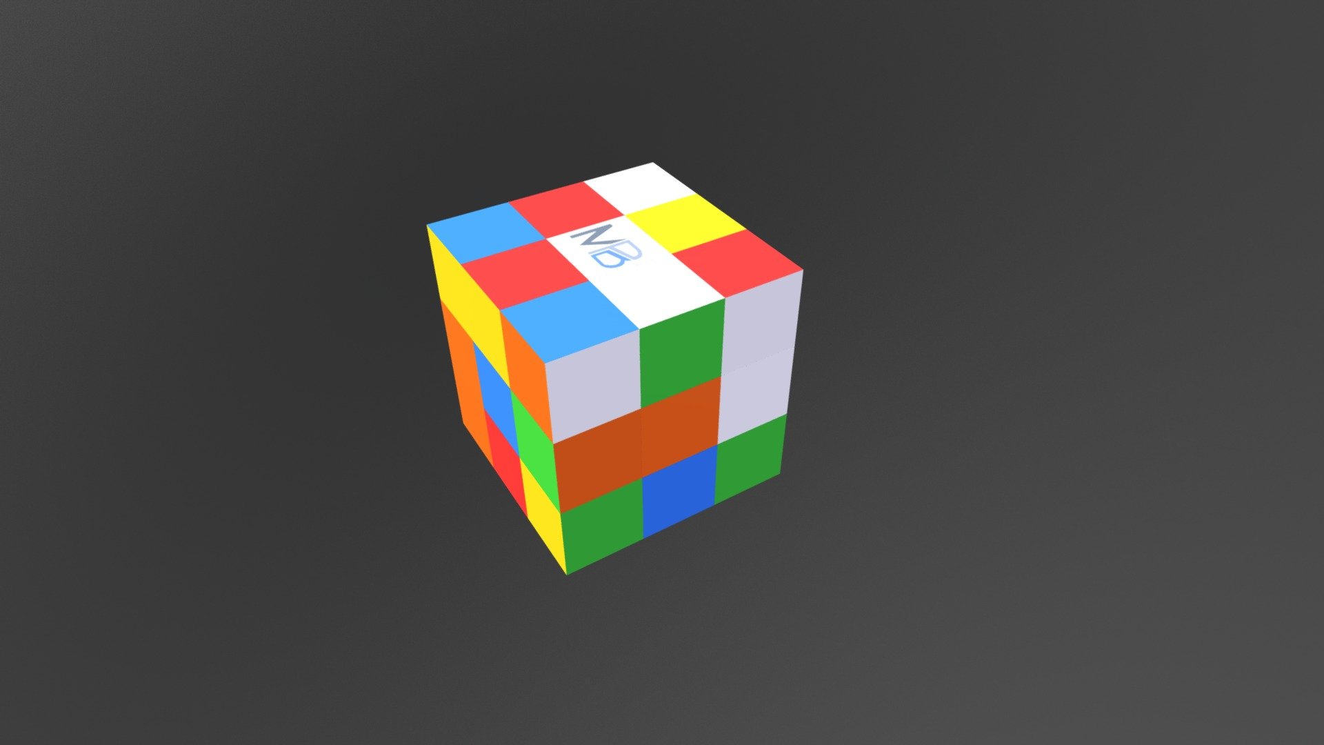 Rubik's cube solve - 3D model by marie brodeur (@marie_brodeur ...