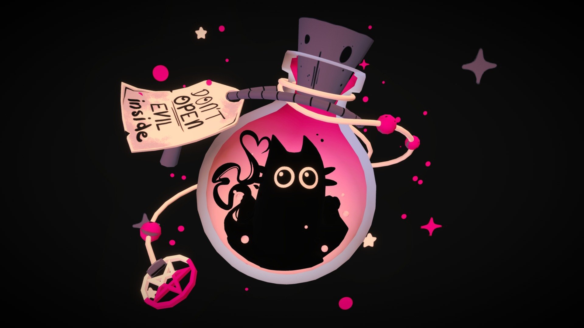 Bottled Menace - 3D model by Sarah Feldmann (@sarah_feldmann) [5c4ae11 ...