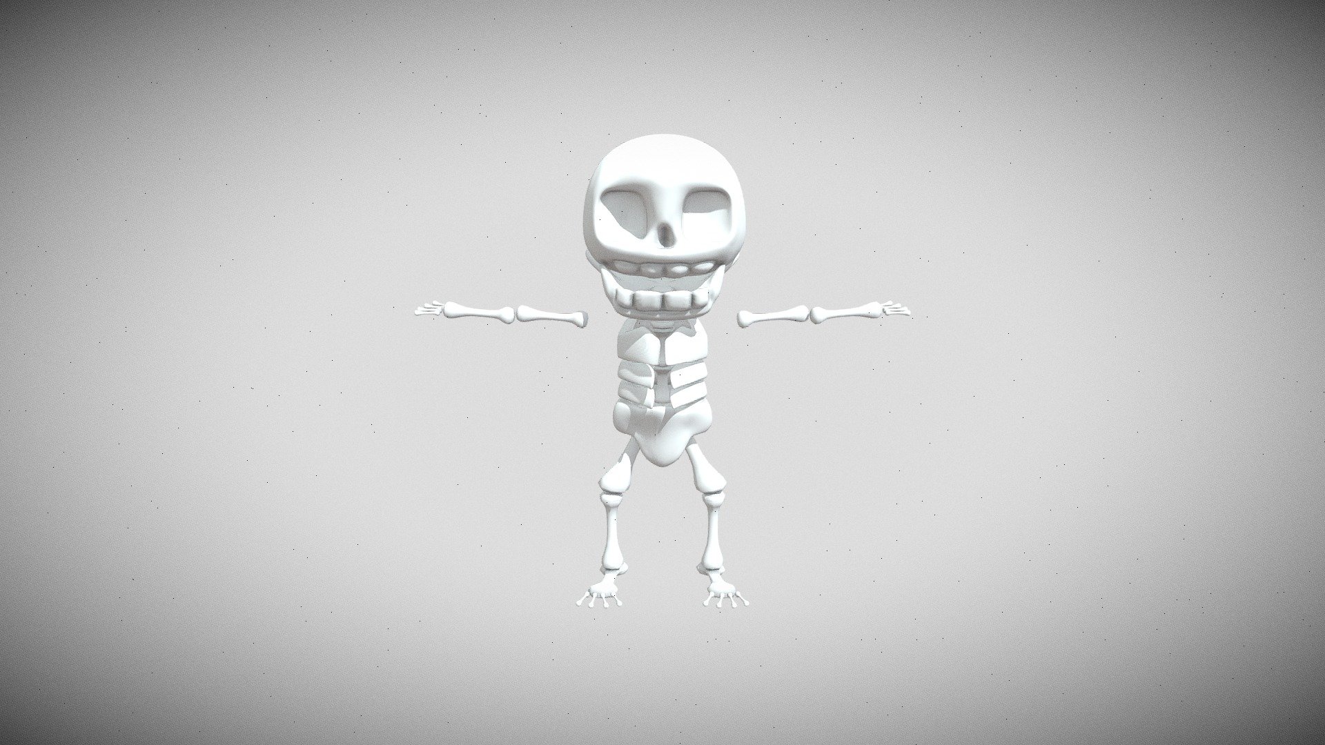 Skele the skeleton - Download Free 3D model by Tuffle [5c4f015] - Sketchfab